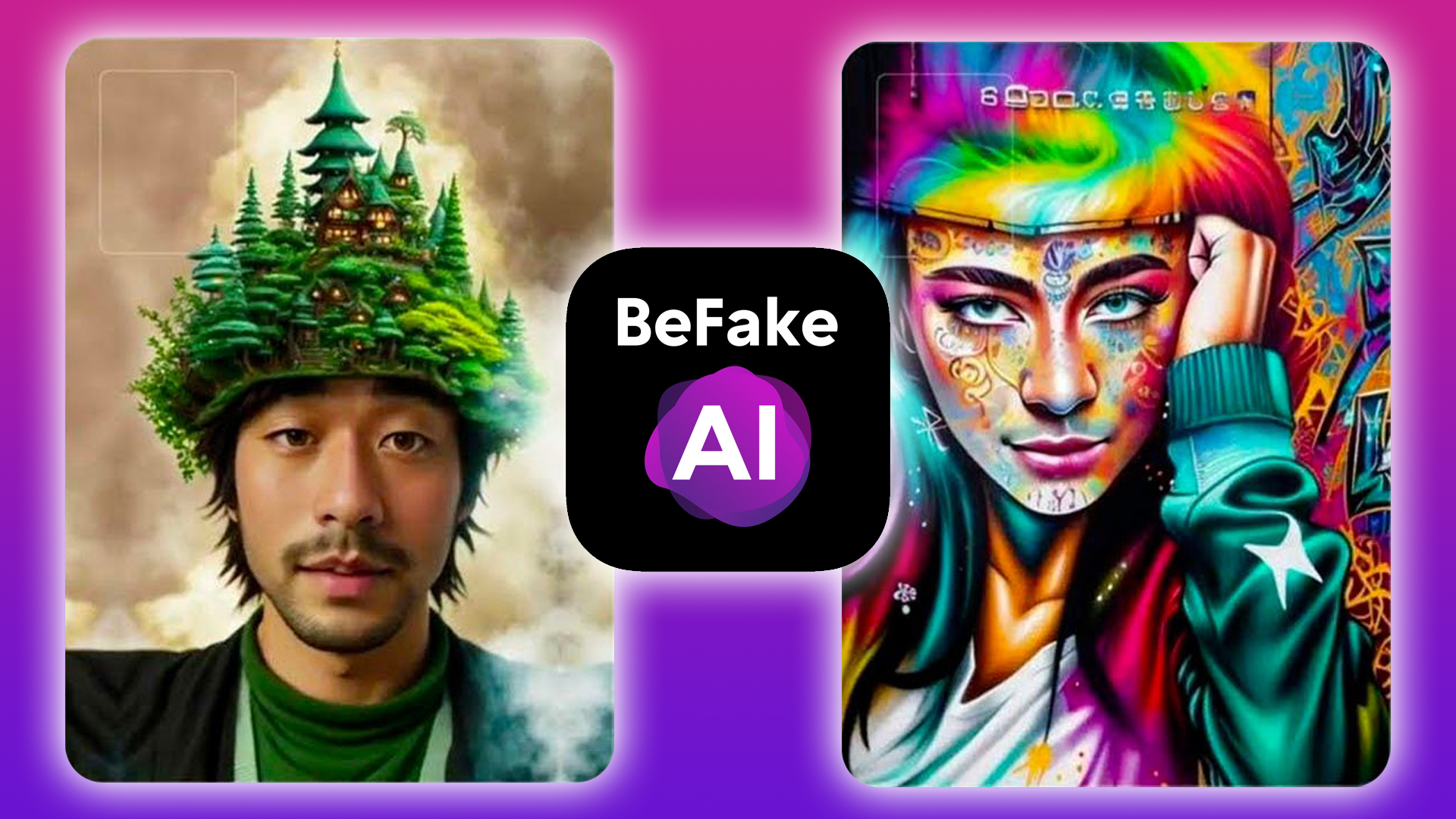 Sống ảo vô tri cùng ứng dụng chỉnh ảnh AI BeFake | TECHIE.VN