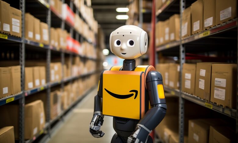 Amazon thử nghiệm robot hình người để “giải phóng” cho nhân viên ...